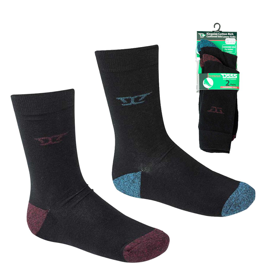 D555 2 Pack Cushioned Socks – Dollar Jeans