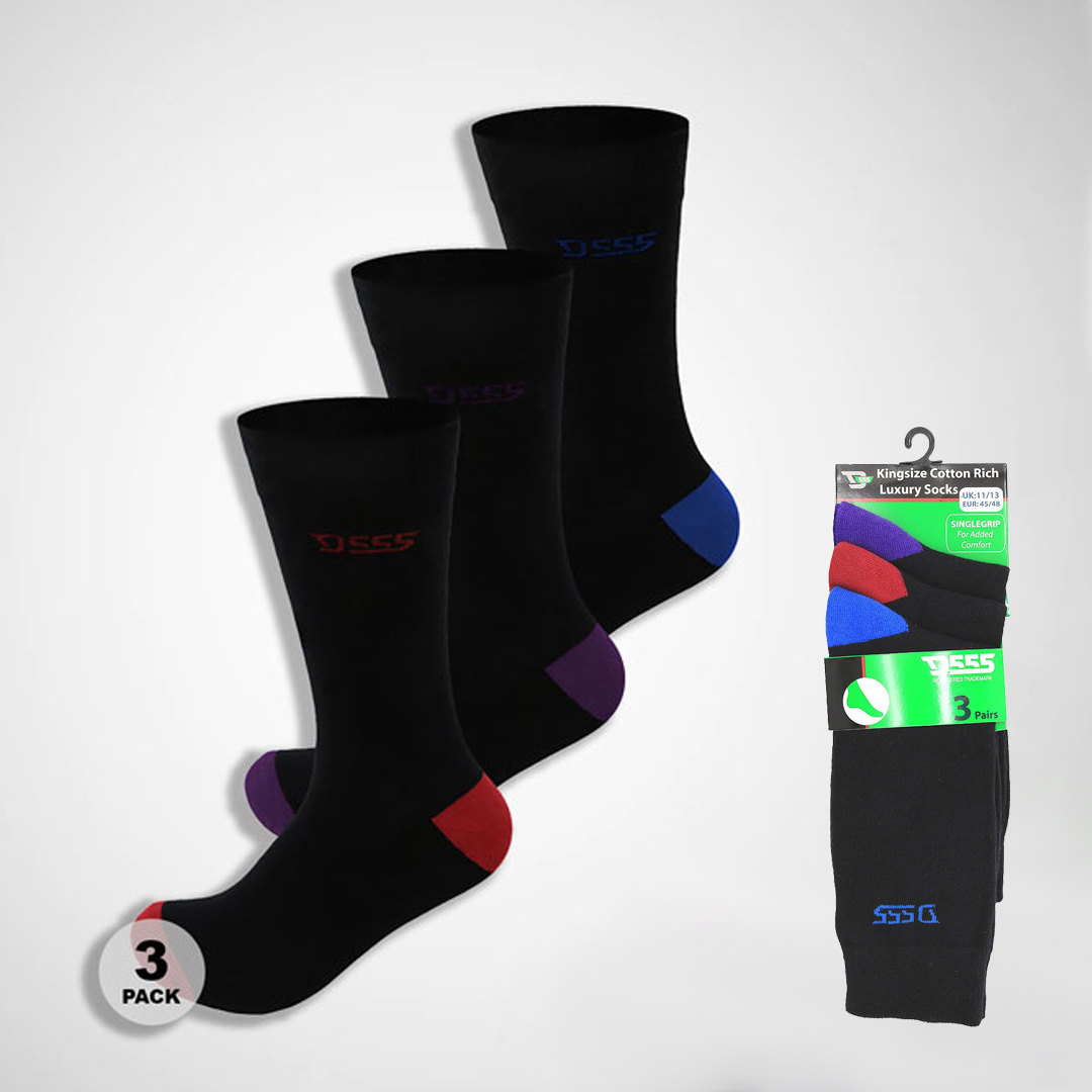 D555 3 Pack Luxury Socks – Dollar Jeans